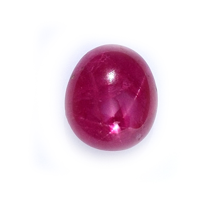 AIG & AGTA Certified Untreated Burma Ruby Star 12.48 carats 12.69x11 ...