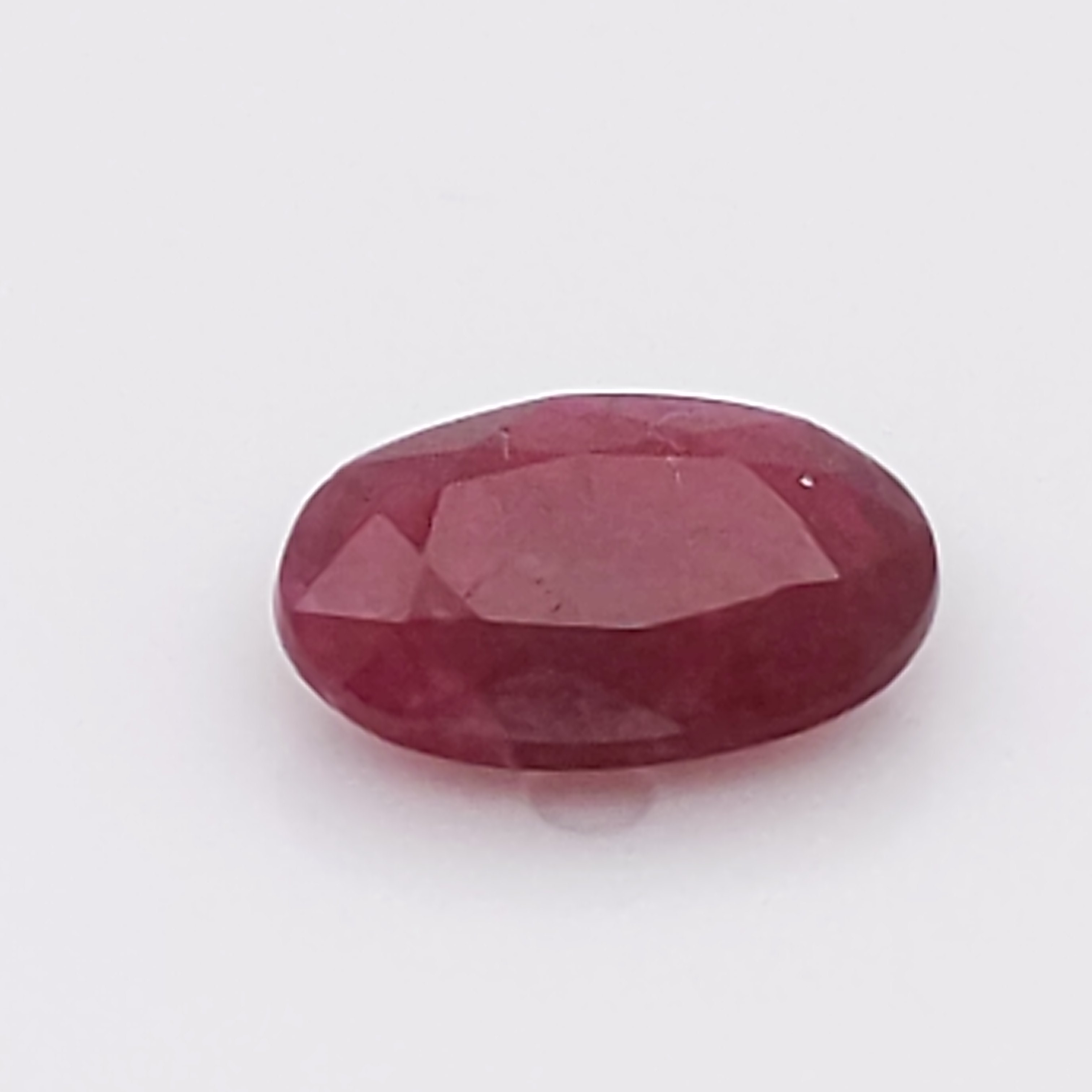 GIA Certified Unheated Indian Ruby Oval 2.36 carats 10.4x7.5x3mm ...