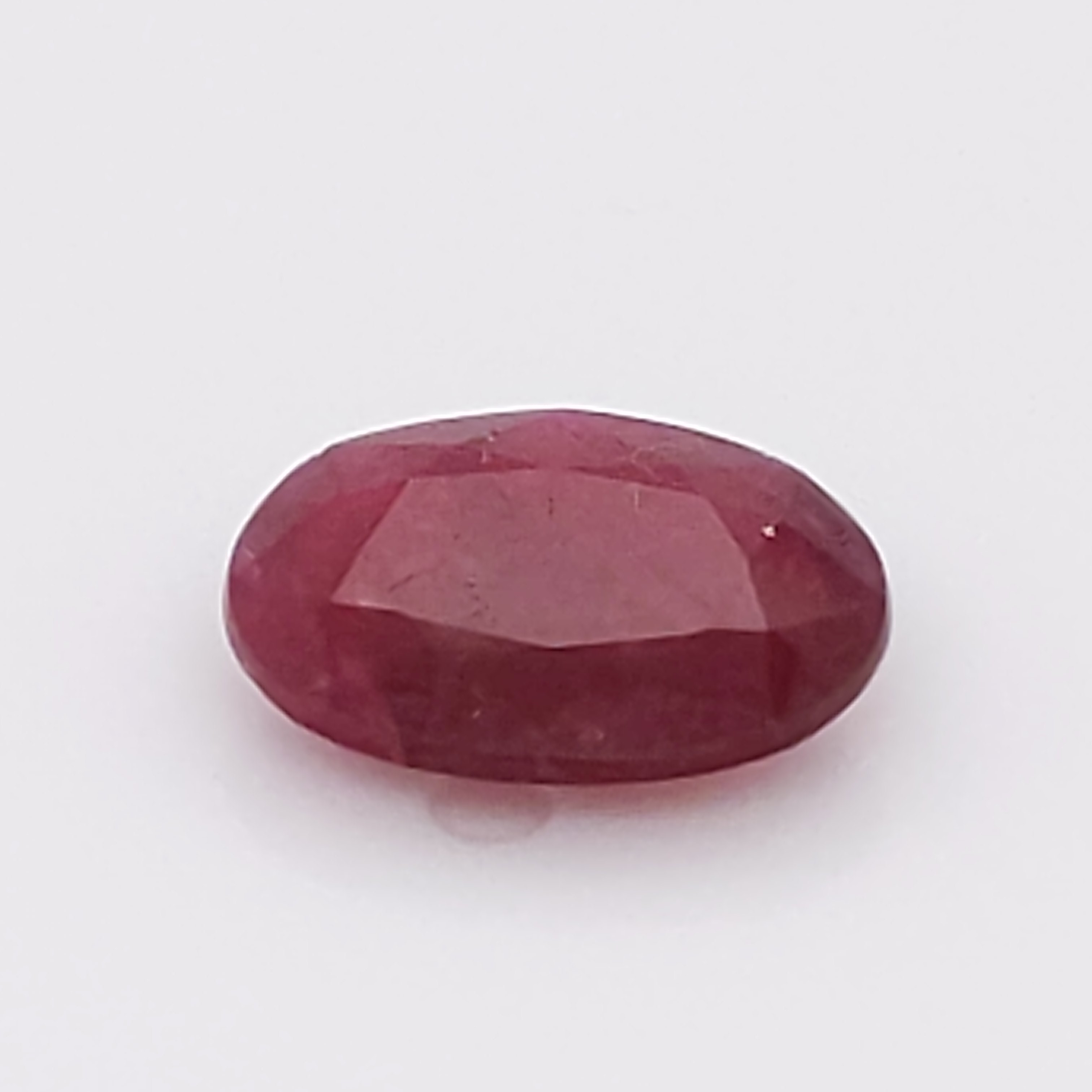 GIA Certified Unheated Indian Ruby Oval 2.36 carats 10.4x7.5x3mm ...