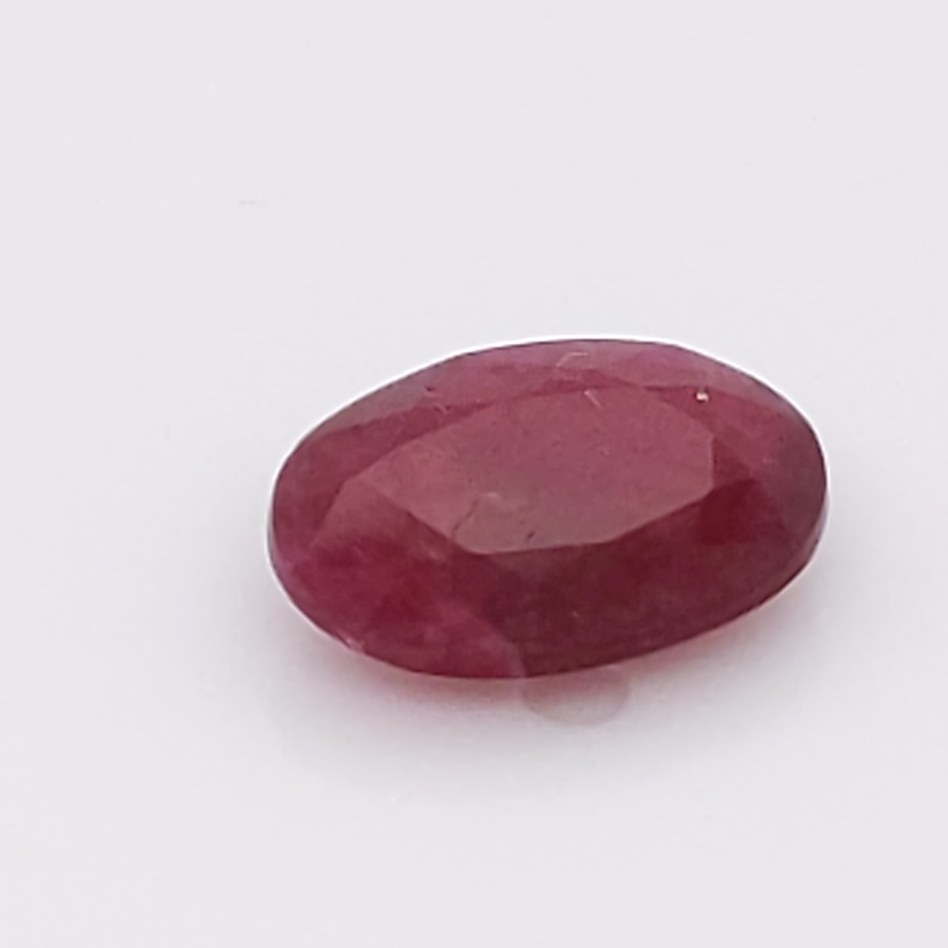 GIA Certified Unheated Indian Ruby Oval 2.36 carats 10.4x7.5x3mm ...