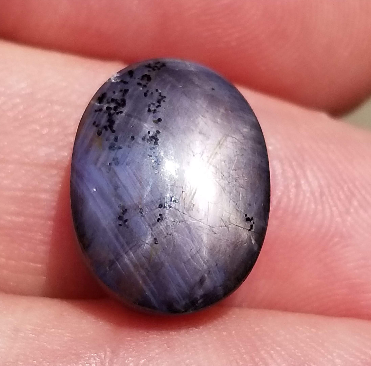 Indian Blue Star Sapphire 15.33 carats15x11.7x7mm - Simply Sapphires