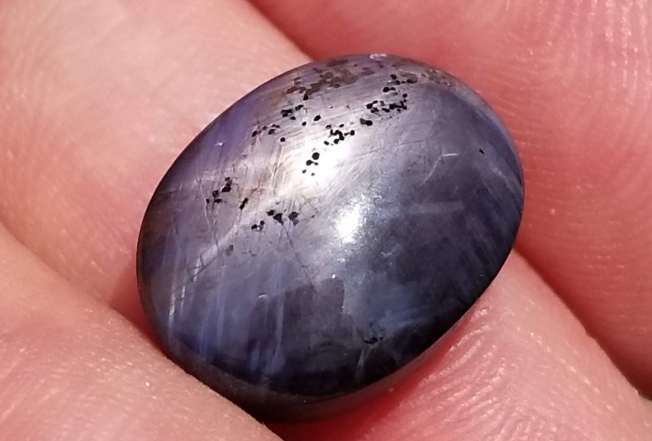Indian Blue Star Sapphire 15.33 carats15x11.7x7mm - Simply Sapphires