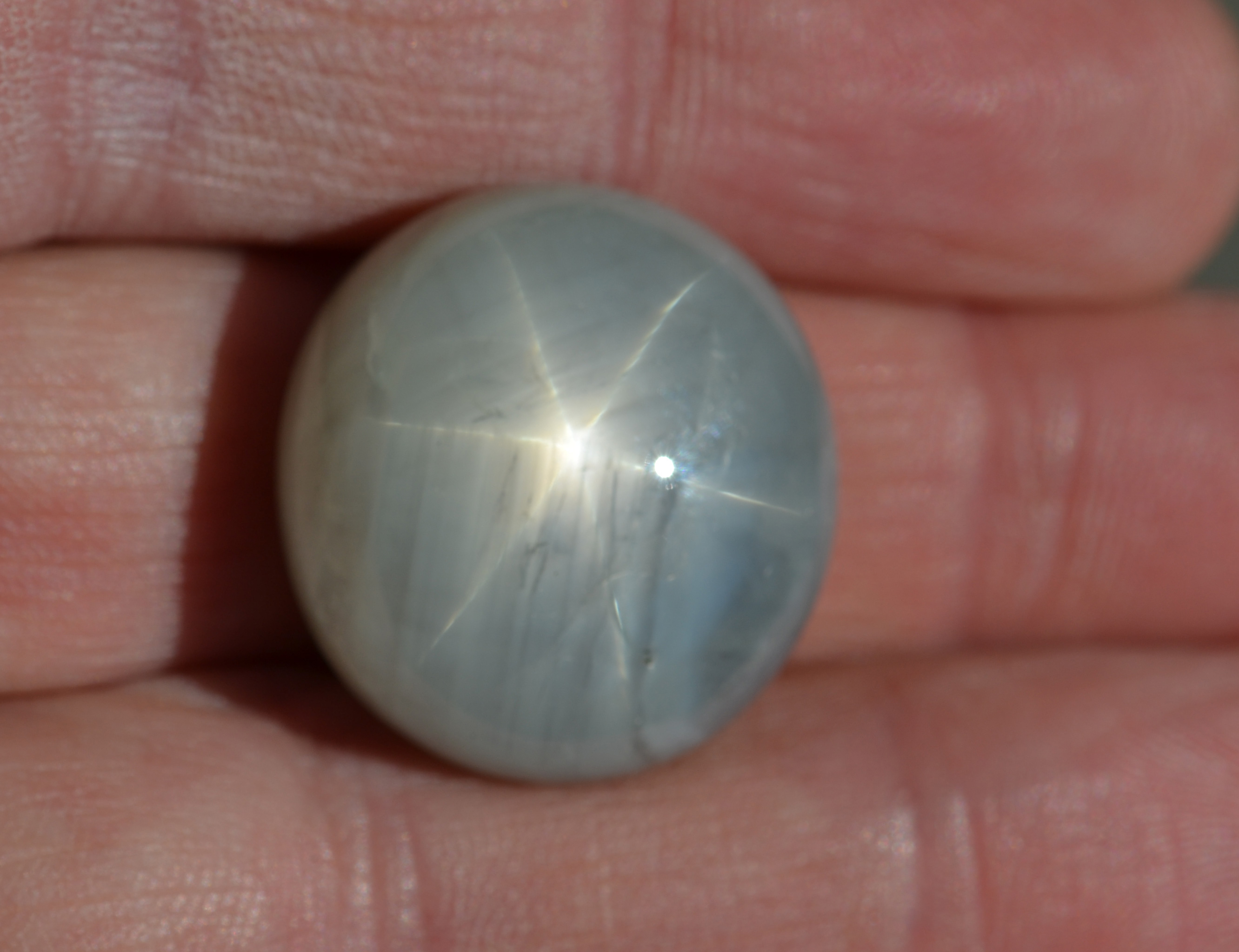 AGL Certified Blue Gray Star Sapphire 78 carats 23.4x22.2x12.6mm ...